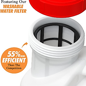 4.2 Gallon Battery Powered Backpack Sprayer - 8 Nozzles, 100PSI Cutoff Pressure, Long Battery Life, Wide Mouth, High-Pressure Spray Hose, Trigger Lock, Pressure Knob Controller