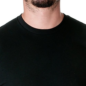 Next Level Men's NL3600 Premium Fitted Short-Sleeve Crew, Black, XL