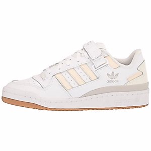 adidas Originals Women's Forum Low Sneaker, FTWR White/Ecru Tint/Gum 3, 11