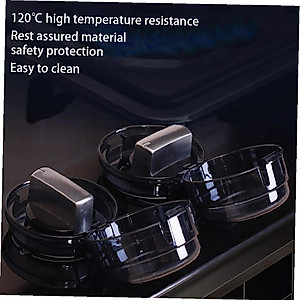 LHDD Gas Safety Covers Stove Oven Knob Protector Cover Child Safety Protector for Cooker Knob Kitchen Guard 4PCS Home Tools Gadgets, Standard