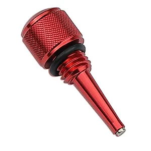 Gift2u 55201 Magnetic Oil Dipstick, Aluminum Generator Magnetic Oil Dipstick, Red Generator Dip Stick with O-Ring Fit for Most Inverter Generator