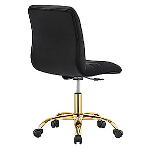 Modway Ripple Home Office Desks and Chairs, Gold Black