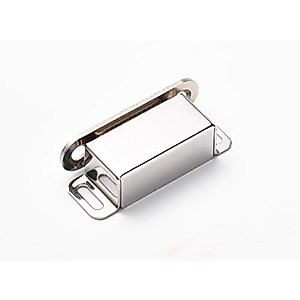 Mousike Cabinet Magnets Magnetic Door Catch Stainless Steel Door Magnet for Kitchen Bathroom Cupboard Wardrobe Closet Closures Cabinet Door Drawer Latch 20 lbs(10Pack)