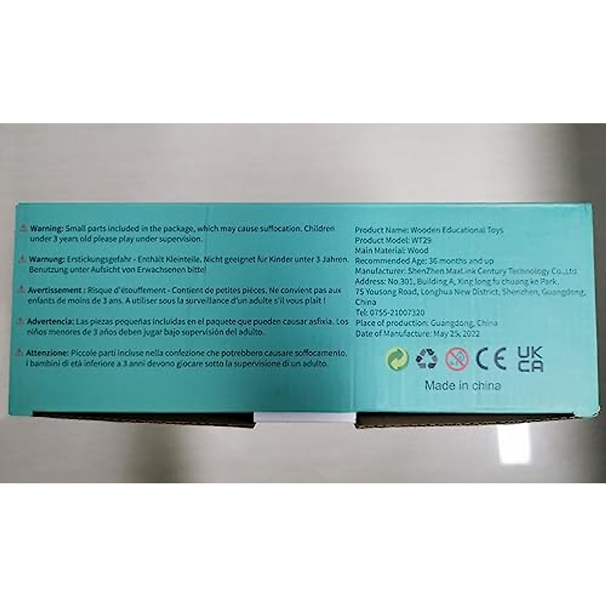 HELLOWOOD 17 for 1 Wooden Busy Board for Kids, Montessori Toys for 2 3 4 Years Old, Eduacational Activity Sensory Board, Multifunctinal Learning Toys for Toddlers Age 2-4, Fine Motor Skill