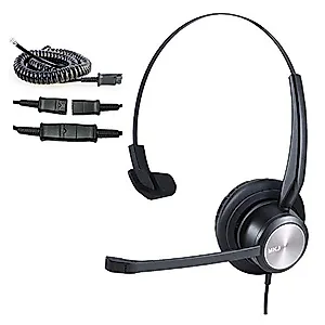 MKJ Cisco Phone Headset Corded RJ9 Telephone Headset with Noise Cancelling Microphone for Cisco CP-7821 7841 7942G 7931G 7940 7941G 7945G 7960 7961G 7962G 7965G 7975G 8811 8841 8861 9951 9971