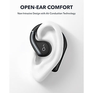 Soundcore by Anker AeroFit Open-Ear Headphones, with Life Q30 Noise Cancelling Headphones, Ultra-Comfort, Snug Fit, Ergonomic Ear Hook, Balanced Sound, IPX7 Waterproof, 42H Playtime, Clear Calls