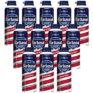 Barbasol Original Thick and Rich Shaving Cream for Men, 6 oz., Pack of 12