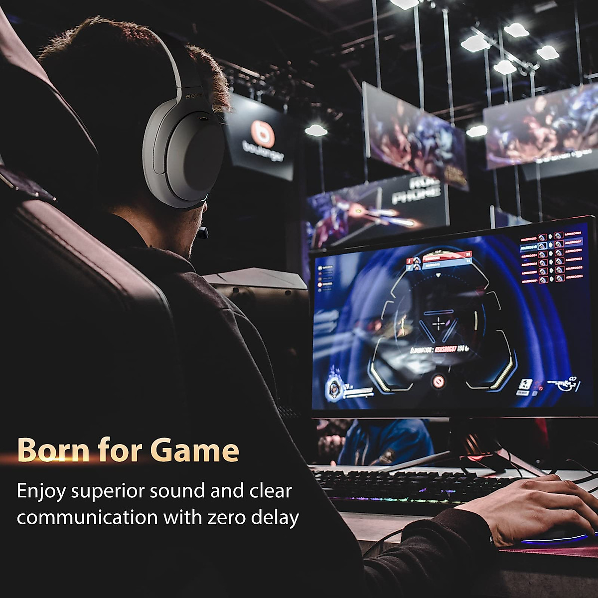 FULAIM Boom Microphone Cable Compatible with Sony WH-1000XM4 & WH-1000XM3 Headphones with Volume Control & Mute Switch for PC, Laptop, PS4 PS5 Xbox One Controller (Renewed)