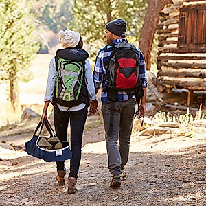 Log Carrier Tote for Firewood- Heavy Duty Canvas Log Holder Bag with Reinforced Handles for Firepits, Fireplaces and Campfires by Pure Garden