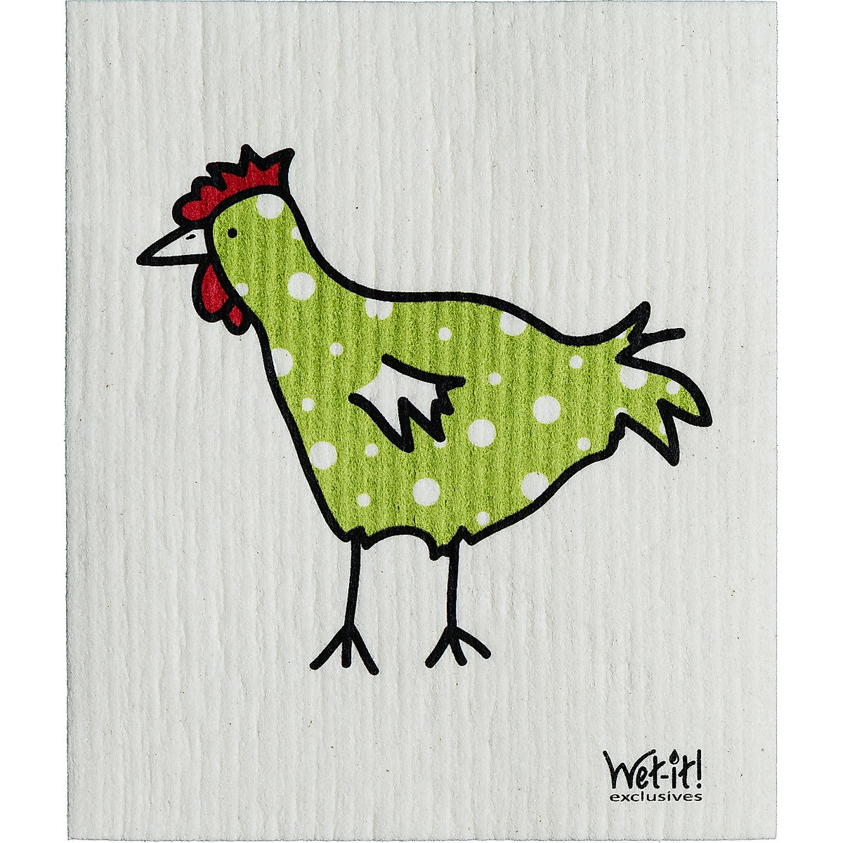 Wet-It! Swedish Dishcloth Set (Chickens Set 3)