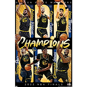 Trends International NBA Golden State Warriors - 2022 Commemorative NBA Finals Champions Wall Poster