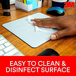 3M Precise Mouse Pad Enhances the Precision of Optical Mice at Fast Speed, 9 in x 8 in (MP114-BSD1)