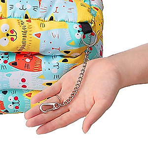 Warm Bird Nest Snuggle Tent,Parrot Wintor Habitat Cave Bed for Small Medium Animal Budgies Parakeet Cockatiels Lovebird Guinea Pig Hamster Squirrel Hedgehog Chinchilla (Colorful Cat, 8.7x8.7x8.7)