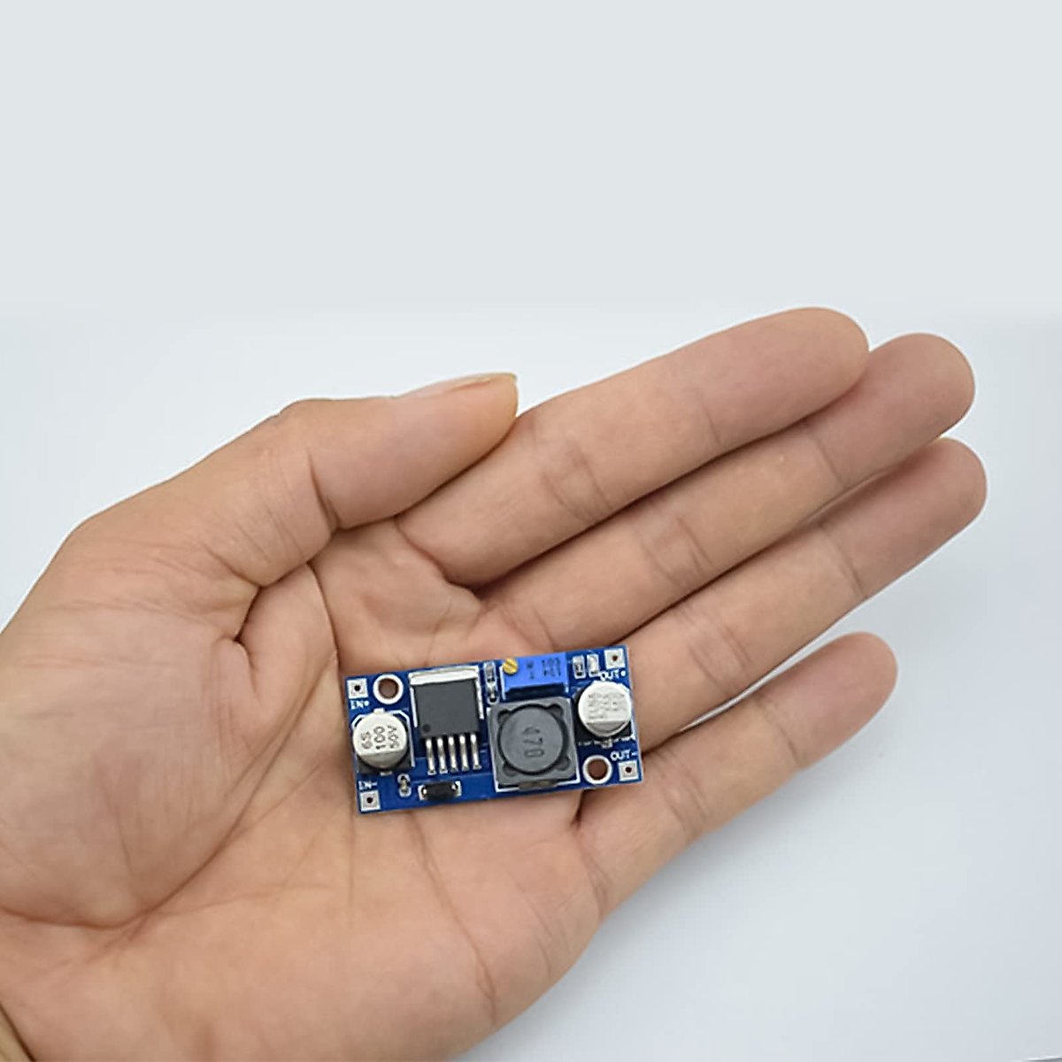 10Gtek# Buck Converter Step Down Module LM2596 DC to DC Voltage Regulator, 3.0~40V to 1.5~35V Power Supply Module, Pack of 2