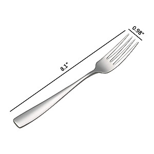 Asking 12-Piece Stainless Steel Dinner Forks, Silverware Dinner Forks