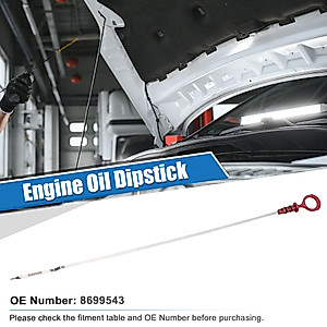 uxcell Engine Oil Level Indicator Dipstick for Volvo S60 2001-2009 for Volvo S80 2001-2006 for Volvo XC90 2003-2014 for Volvo XC90 2016-2022 No.8699543