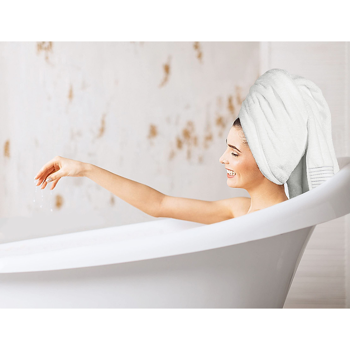 Utopia Towels - Premium Jumbo Bath Sheet 2 Pack - 100% Cotton Highly Absorbent and Quick Dry Extra Large Bath Towel - Super Soft Hotel Quality Towel (35 x 70 Inches, White)