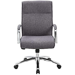 Boss Office Products Modern Executive Conference Chair, Grey