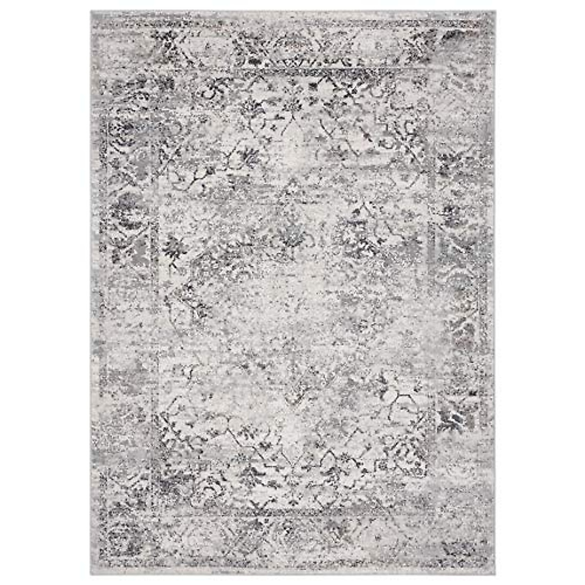 United Weavers of America, Austin Clark Blue Accent Rug Classic Indoor Rug with Jute Backing. Transitional Rugs, Grey, 1'11" x 3' (4540 20472 24)