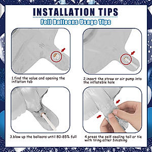 Wonmelody Navy Blue Silver 50th Birthday Decors for Men Women Happy 50th Birthday Backdrop Banner for 50 Years Old Cheers to 50 Years Cake Topper for Him Her Fifty Years Old Anniversary