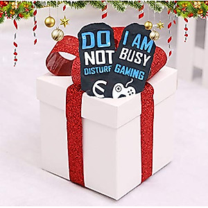 Do Not Disturb Gaming Socks ,Funny Christmas Gifts & White Elephnt Gift for Teens Kid boys Mens Womens Gamer Lovers