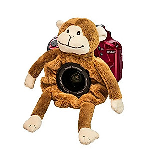 Nikon D3400 24.2 MP Triple Lens Ultimate Parent's Camera Kit, 3.0", Red