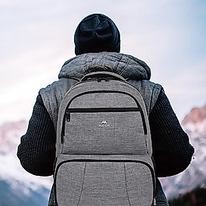 MATEIN Lunch Backpack, 17 inch Insulated Cooler Backpack with USB Charging Port for Women Men, Water Resistant College Lunch Box Backpack with Laptop Compartment for Work Picnic Travel Beach, Gifts