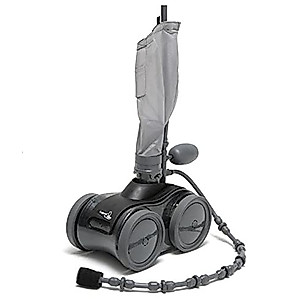 ATIE Pool Cleaner Gray Fine Mesh Bag with Hook and Loop Fastener Enclosure for Pentair Kreepy Krauly Legend, Platinum Pool Cleaner Debris Bags 360009/EU16G with Snaplock - Gray