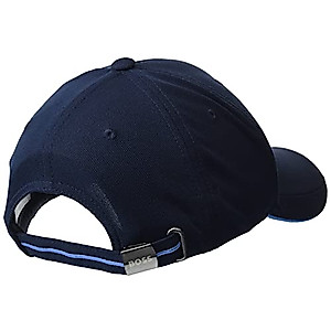 BOSS Men's Technical Pique Logo Cap, Whale Blue, One Size