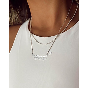 QXTX Taurus Necklace,Taurus Necklace for Women,Zodiac Necklace,Horoscope Constellations Necklace(Gold,Taurus)