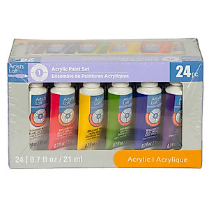 Artist's Loft Acrylic Paint Set, 24 Colors