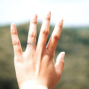 0.17 ct Brilliant Round Cut Clear Simulated Diamond 14k Yellow Gold Wedding Engagement Promise anniversary Band Sz 5.75