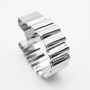 KANNTIE 5-Piece Baby Shower Cookie Cutter Set, Bib, Bottle, Rattle, Onesie and Baby Carriage