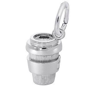 Rembrandt Charms Sterling Silver Coffee Cup Charm