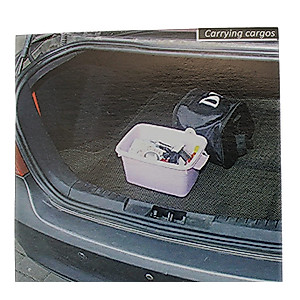 Dependable Industries Premium Non-Slip Car Trunk Mat Cargo Liner Universal Cut-to-Fit Protects Against Dirt Size 39" x 47"