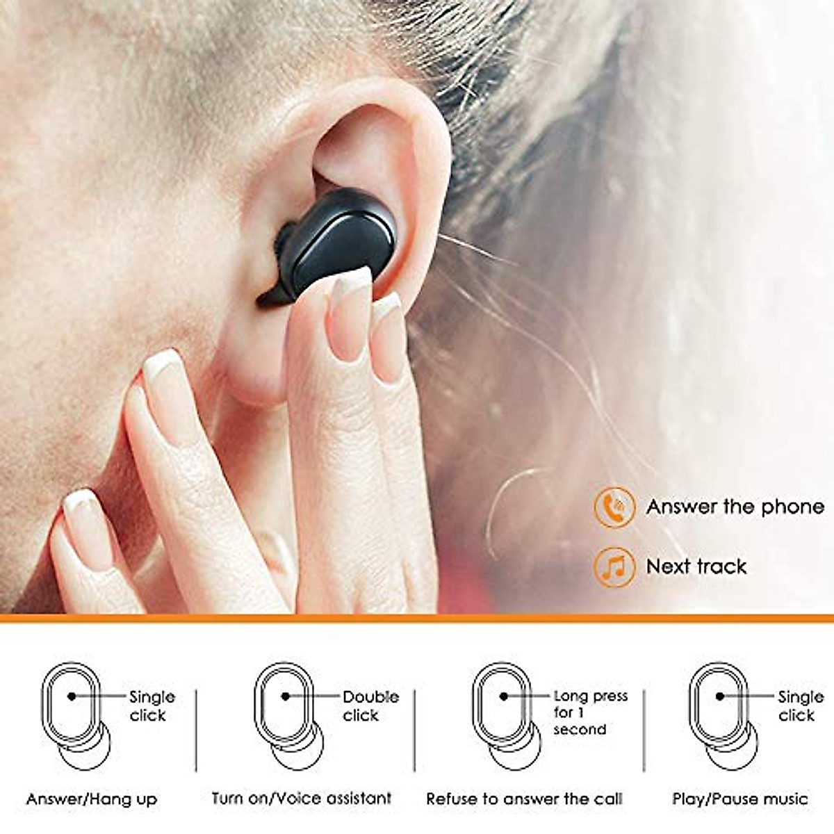 Xiaomi Mi True Wireless Earbuds Basic 2, Wireless Bluetooth 5.0 Headphones Anti-Sweat IPX4 True Stereo Bluetooth Headphones with Microphone