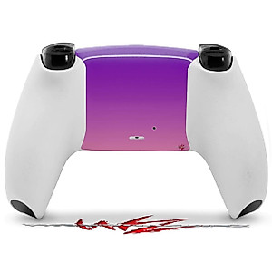 WraptorSkinz Skin Wrap compatible with Sony PS5 DualSense Controller Smooth Fades Pink Purple (CONTROLLER NOT INCLUDED)