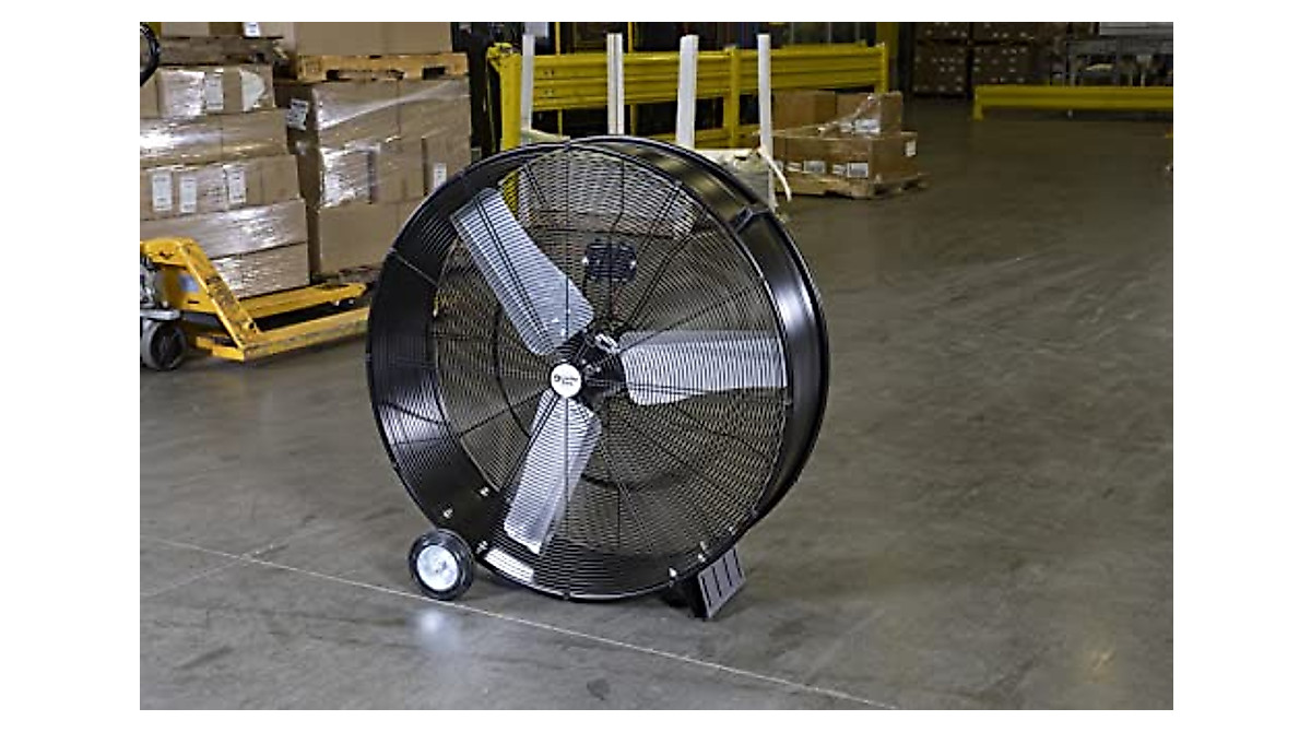 Comfort Zone CZMC36 36” Industrial Drum Fan – Powerful & Portable