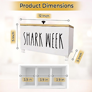 Tampon Holder for Bathroom: Premium Wooden Organizer Box with Moveable Compartments & Secure Lid - Feminine Pad Storage Container, Sanitary Cotton Dispenser & Personal Care Product Holder