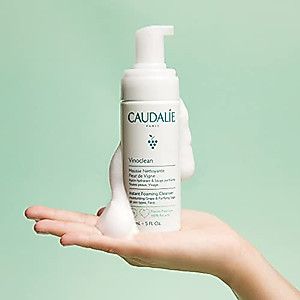 Caudalie Gentle Foam Cleanser: Daily Facial Cleanser that Cleanses, Soothes, Reduces Redness: Daily Facial Cleanser that Cleanses, Soothes, Reduces Redness, 5.7 Fl Oz