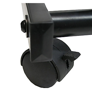 American Sound Connection 5 Guitar Rolling Cart Stand Pro Audio Stage, Studio or Display Rubber Divider Electric or Acoustic Guitar Holder