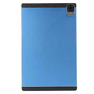 AMONIDA HD Tablet, 10.1 2.4GHz 5GHz WiFi Dual Camera Blue Tablet (US Plug)