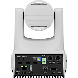 PTZOptics Move 4K SDI/HDMI/USB/IP PTZ Camera with 12x Optical Zoom (White) (PT12X-4K-WH-G3)