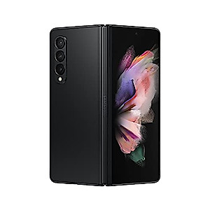 SAMSUNG Galaxy Z Fold 3 5G Cell Phone, Factory Unlocked 2-in-1 Android Smartphone Tablet, 512GB, 120Hz, Foldable Dual Screen, Under Display Camera, US Version, Phantom Black
