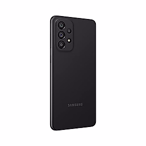 SAMSUNG A33 5G + 4G LTE (128GB+6GB) 6.4" 48MP Quad Camera Factory Unlocked (NOT Verizon Boost At&t Cricket Straight) SM-A336M/DSN (25W Charging Cube Bundle, Awesome Black)