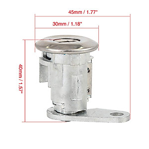 X AUTOHAUX Pair Door Lock Cylinder with 2 Keys for Ford for Ranger 1983-1992