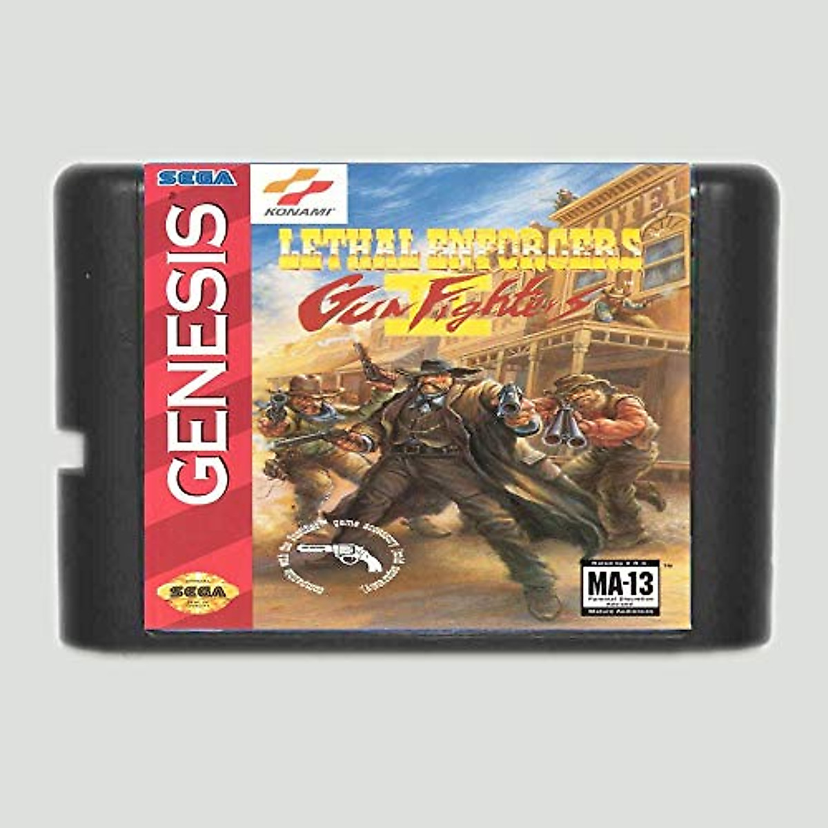 Aditi Lethal Enforcers Gun Fighters II NTSC-USA 16 bit MD Game Card For Sega Mega Drive For Genesis