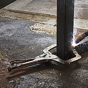 Malco Eagle Grip LP11SP 11 in. Locking C-Clamp with Swivel Pads