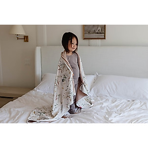 Pobi Baby Premium Baby Blanket, Soft Stretchy Quilt for Babies, Toddlers, Kids (Wildflower)