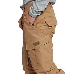 Burton Mens Cargo Pant Regular Fit, Kelp New, Small
